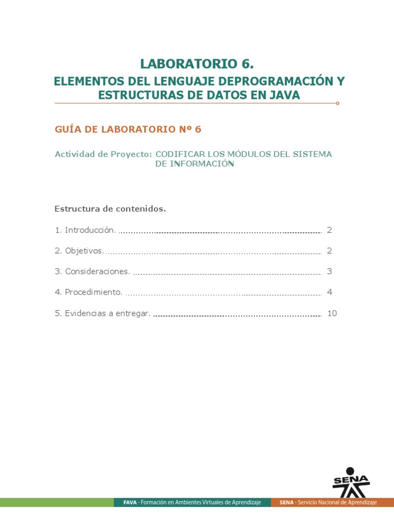 01 Práctica - Laboratorio | PDF | Java (lenguaje de programación ...