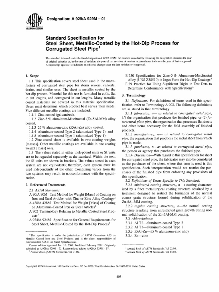 Astm A929 | PDF