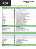 SAP Standard Toolbar Buttons: Button Keyboard Shortcut Description | PDF | Keyboard Shortcut ...