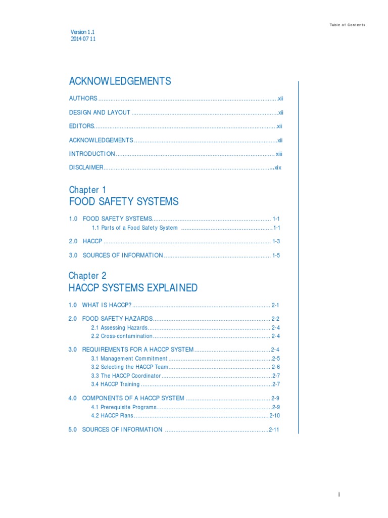 Food Safety Guidebook | PDF | Hazard Analysis And Critical Control ...
