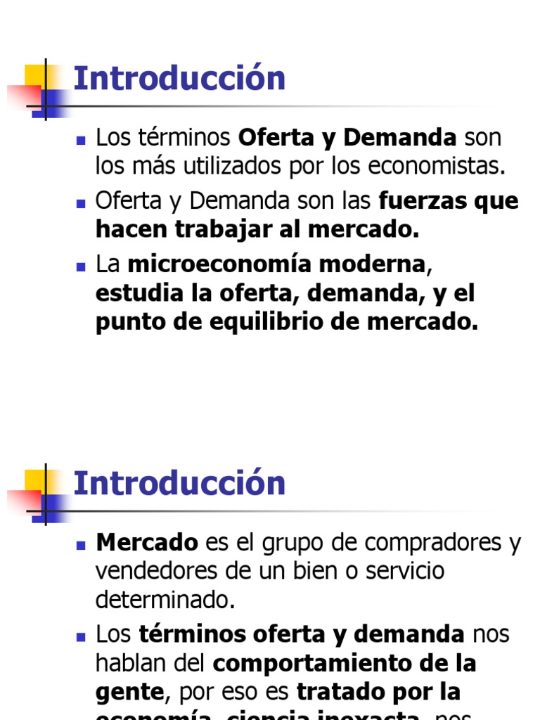 Oferta y Demanda PDF | PDF | Elasticidad (economía) | Oferta (economía)