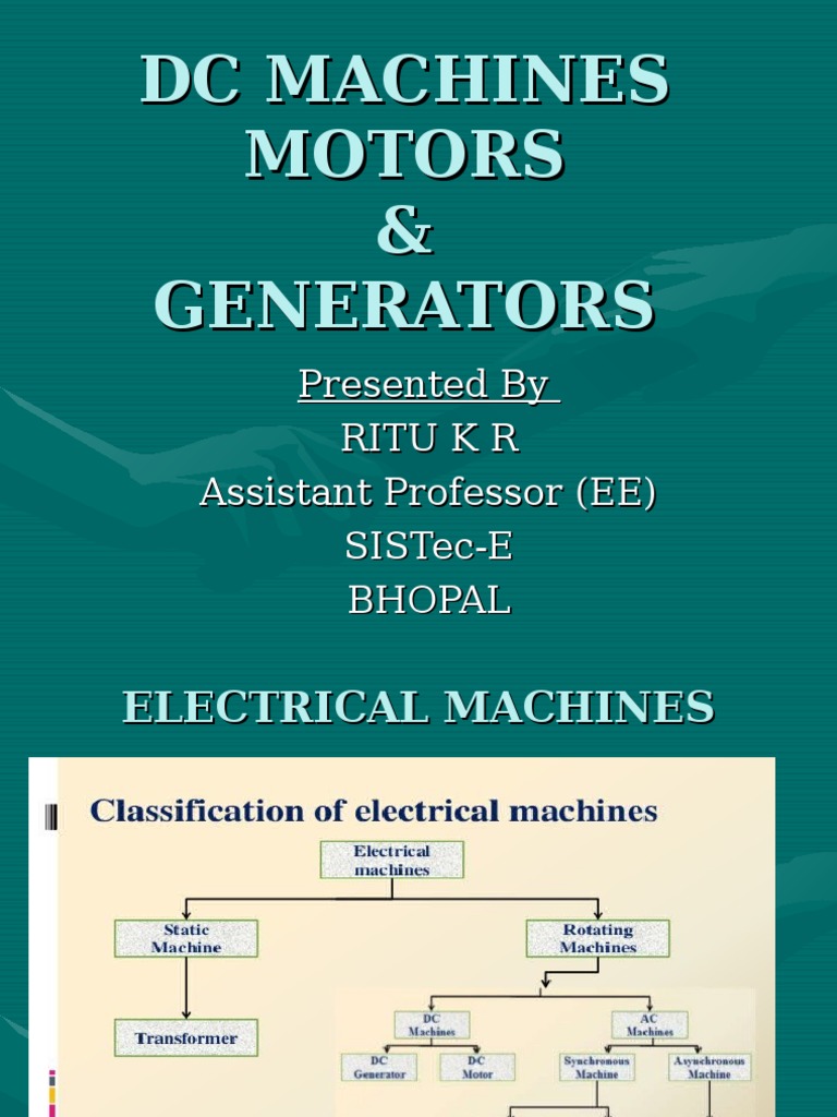Types and Winding of DC Machines | PDF | Electromagnetic Induction ...
