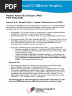 PALS Study Guide: 2020 Guidelines | PDF | Shock (Circulatory) | Pulmonology