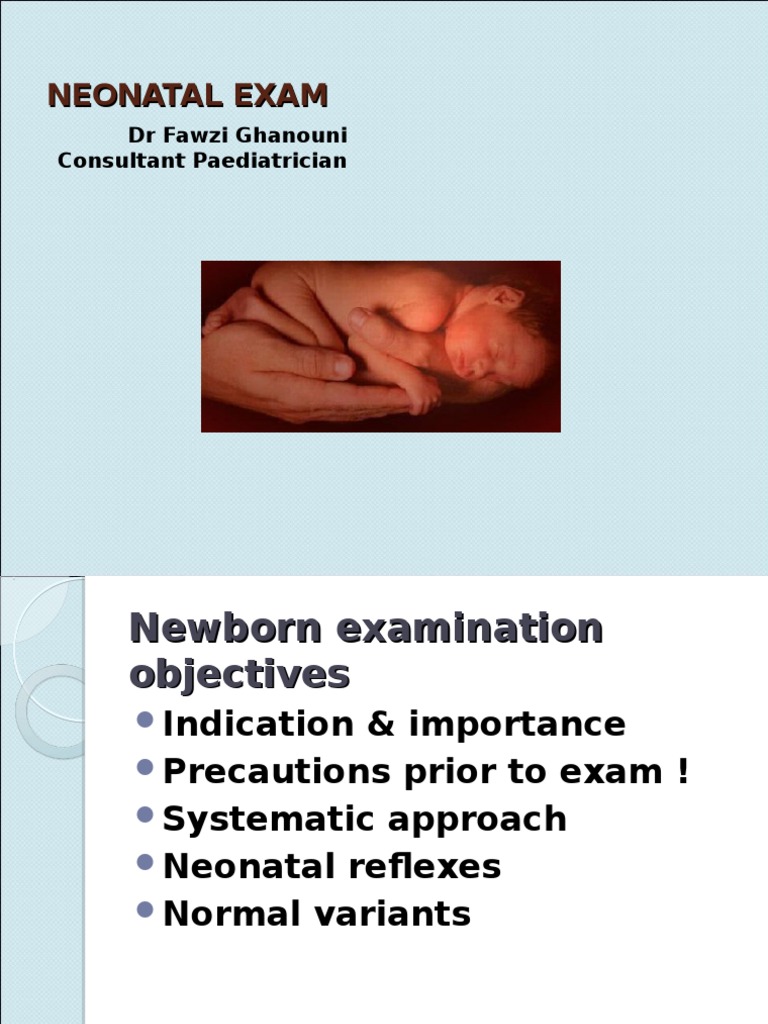 Newborn Examination | PDF