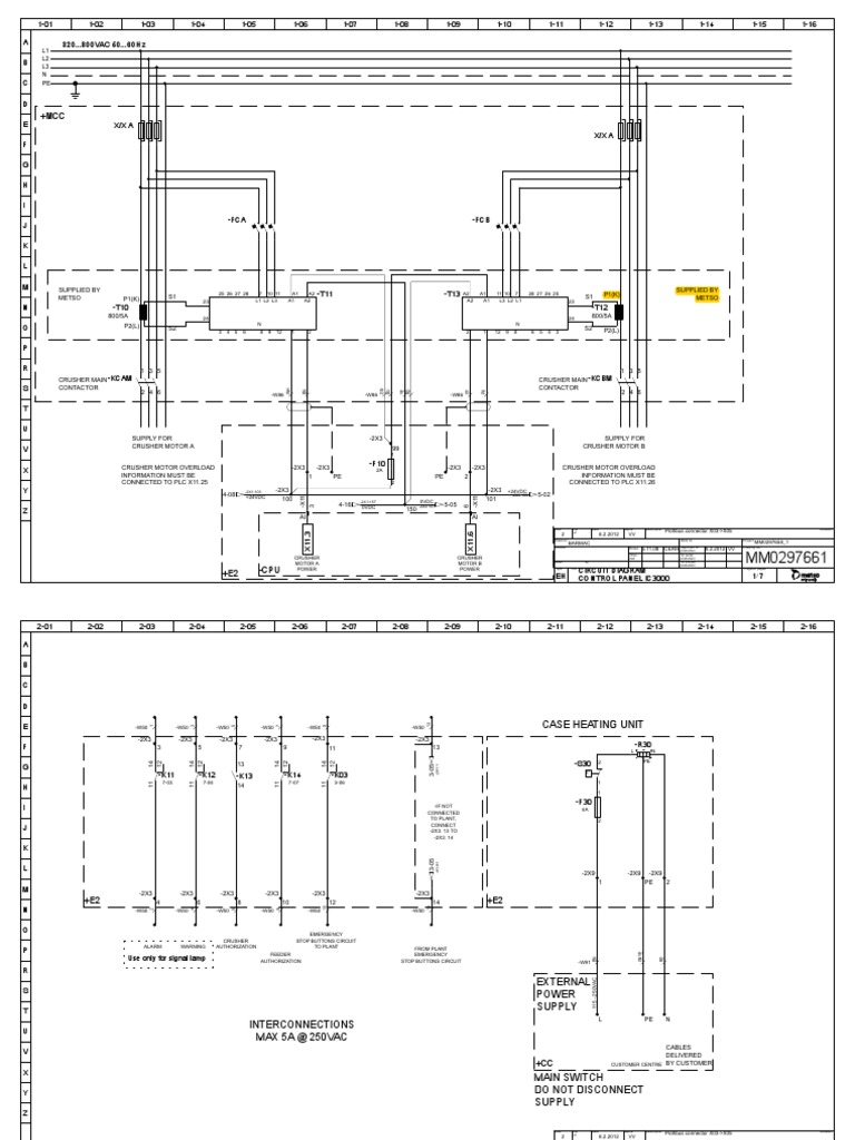 Control Panel IC3000 Circuit Diagram | PDF | Equipment | Electric Power