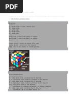 Algorithms OLL and PLL | PDF
