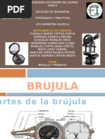 Partes y Usos del Tránsito Topográfico | PDF