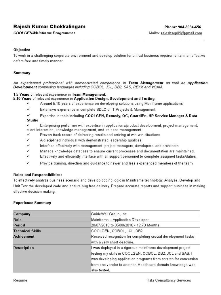Rajesh Kumar Resume | PDF | Sas (Software) | Ibm Db2