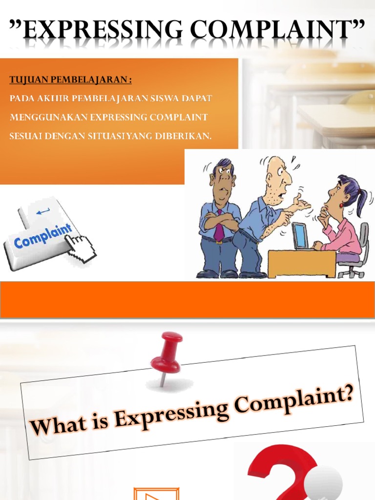 Expressing Complaint | PDF