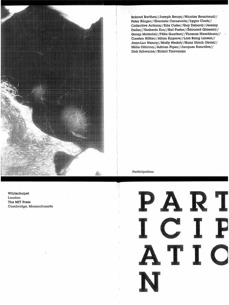 Claire Bishop Participation Whitechapel Documents of Contemporary Art | PDF Claire Bishop Participation Whitechapel Documents of Contemporary Art | PDF