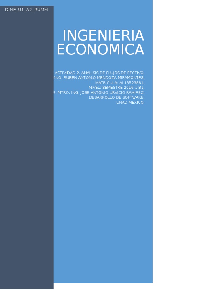 Dine U1 A2 Rumm | PDF | Ciencias económicas | Economias