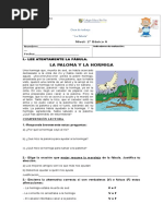 Fabula El Zorro y La Cigüeña | PDF | Fábula