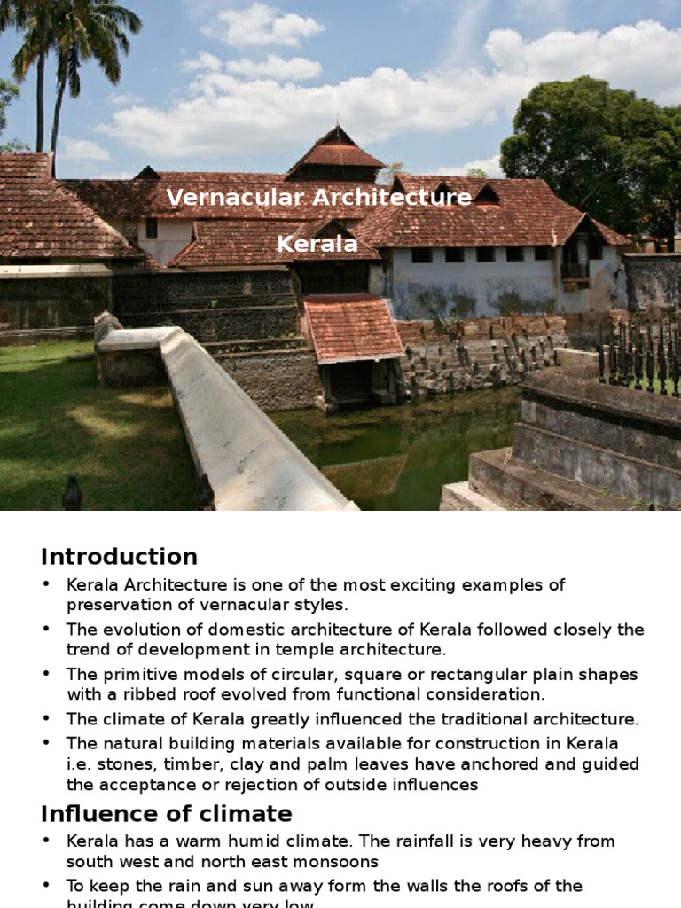 Kerala's Vernacular Architecture Insights | PDF | Roof | Architectural ...