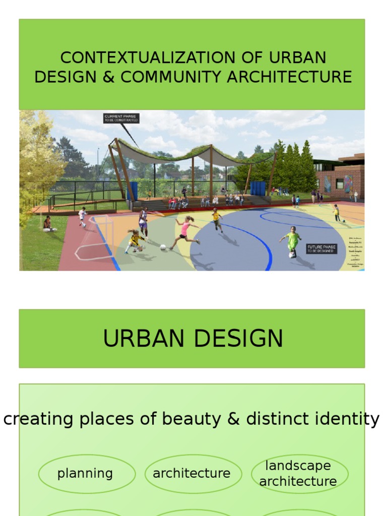 Contextualization of Urban Design & Community Architecture | PDF