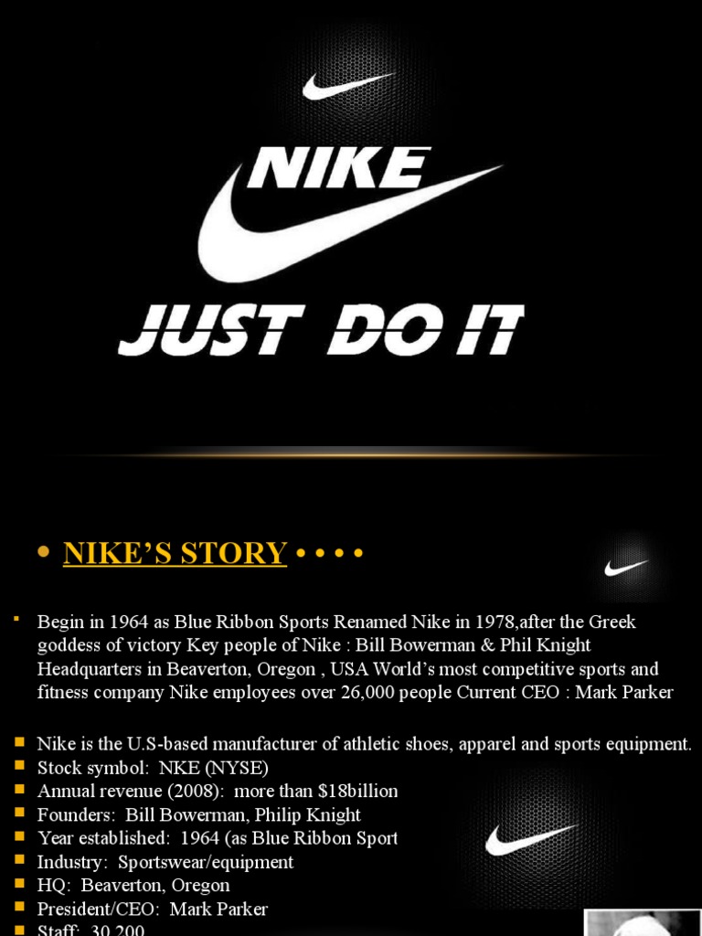 Nike Class Presentation | PDF | Nike | Business