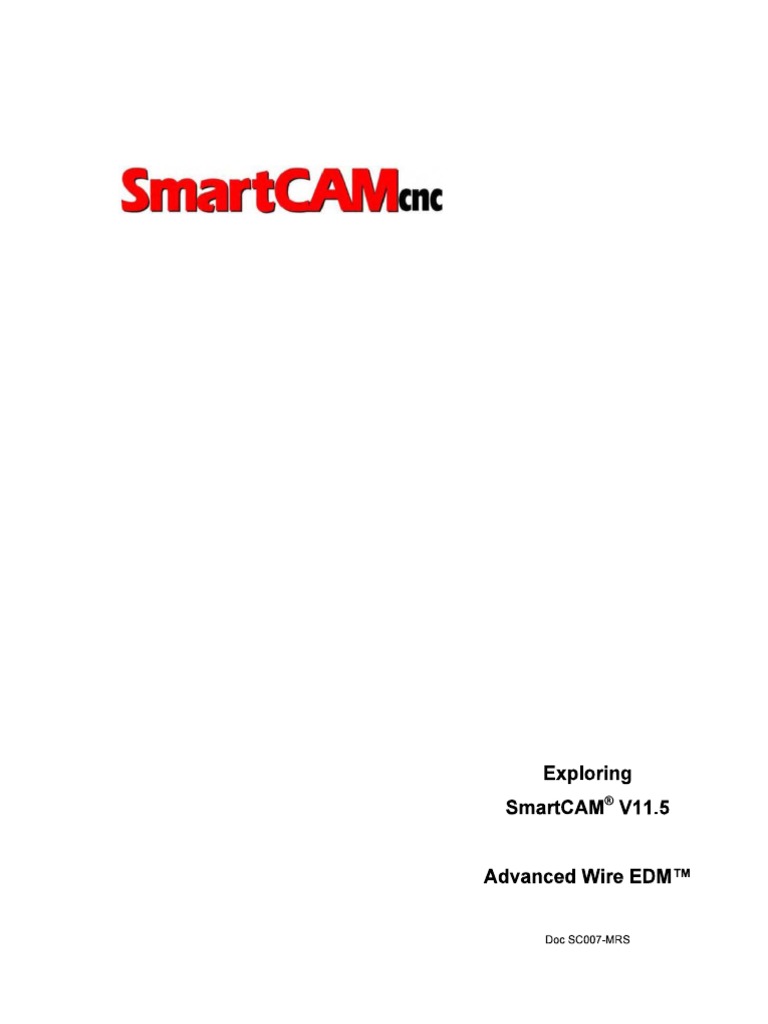 Exploring SmartCAM Wire EDM V11 5 | PDF