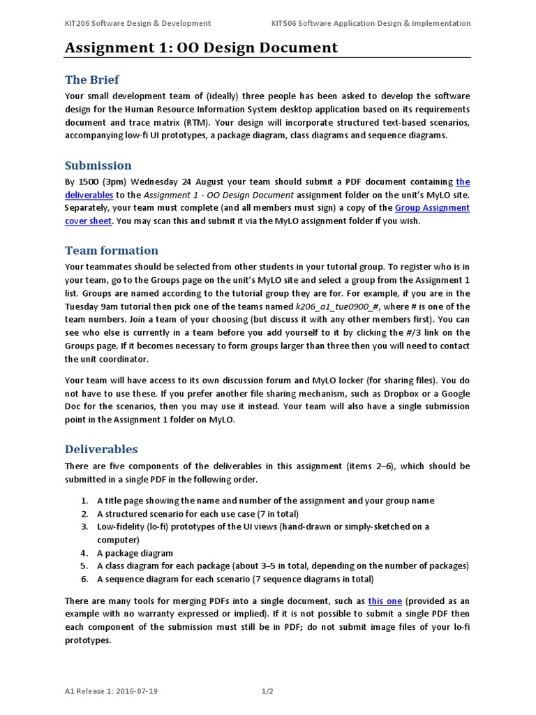 Design Document | PDF | Portable Document Format | Educational Assessment