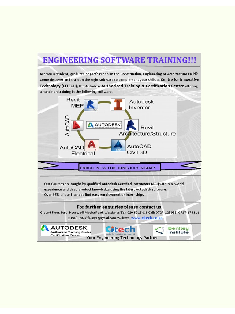 Engineering Software Training!!!: Authorised Training & Certification ...