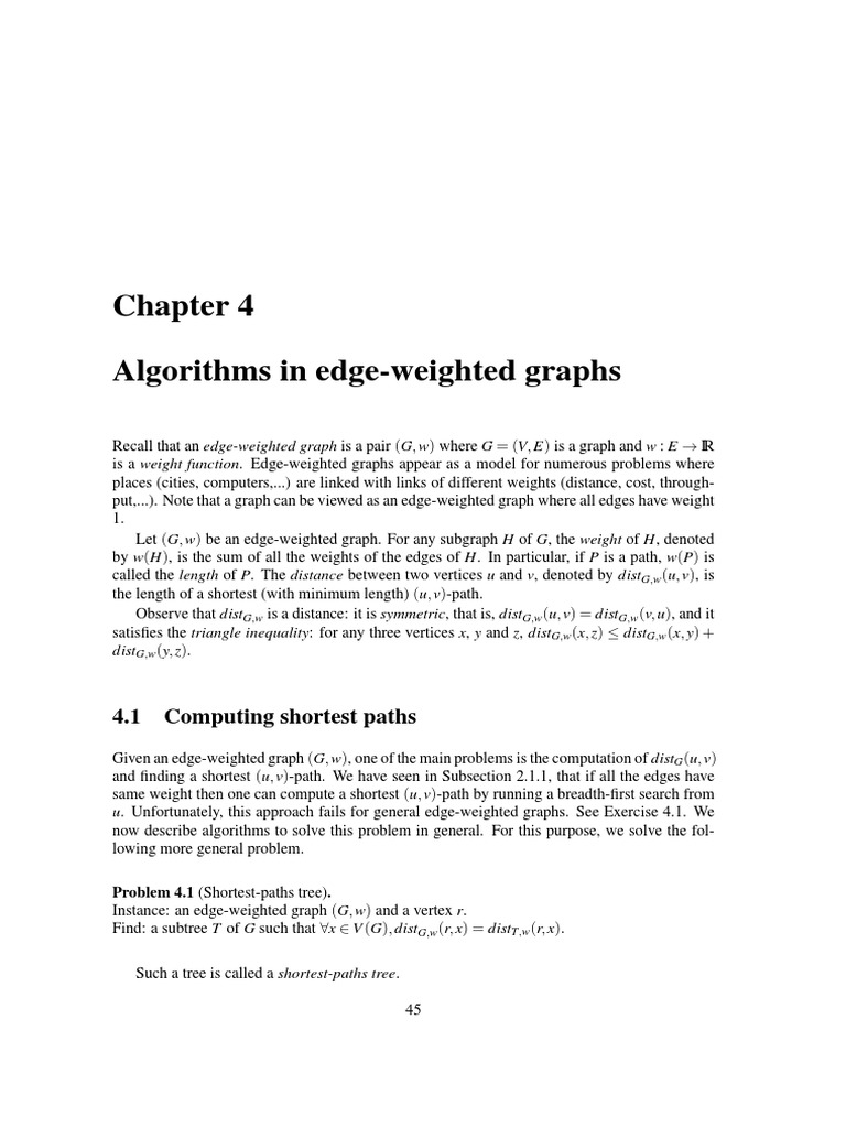 Edge Weighted | PDF | Time Complexity | Mathematical Relations