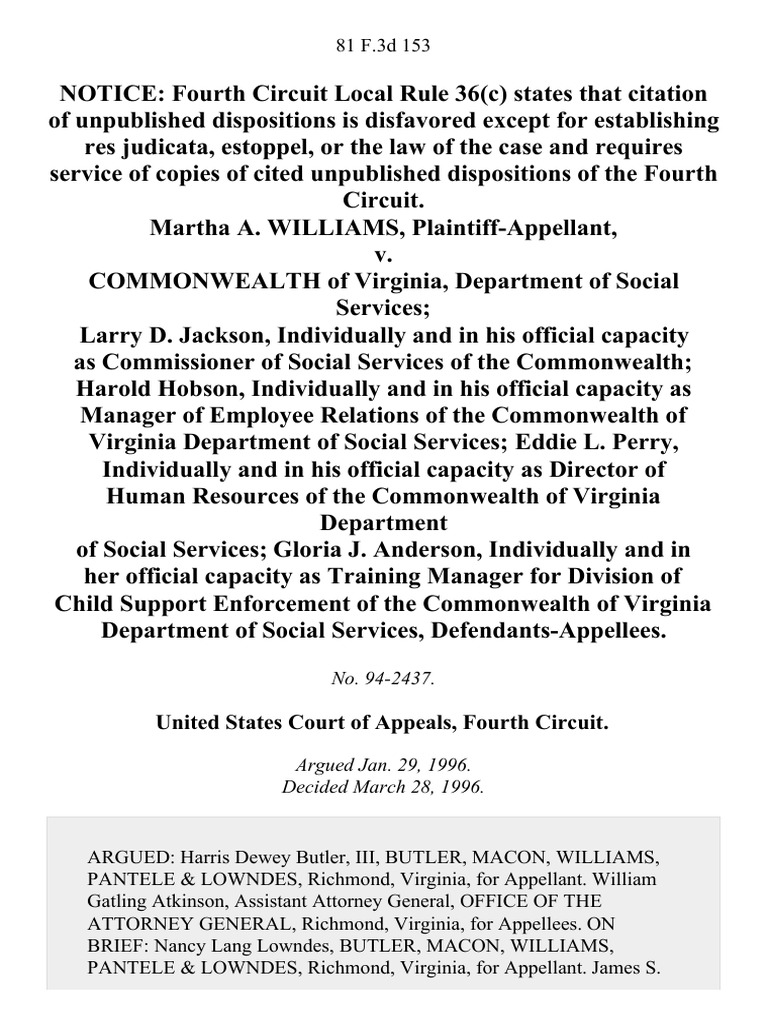 United States Court of Appeals, Fourth Circuit | PDF