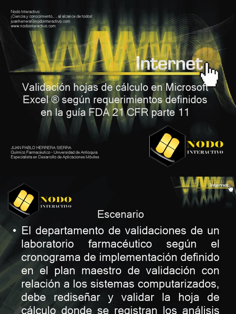 Validacion de Sistemas Computarizados | PDF | Hoja de cálculo | Cálculo