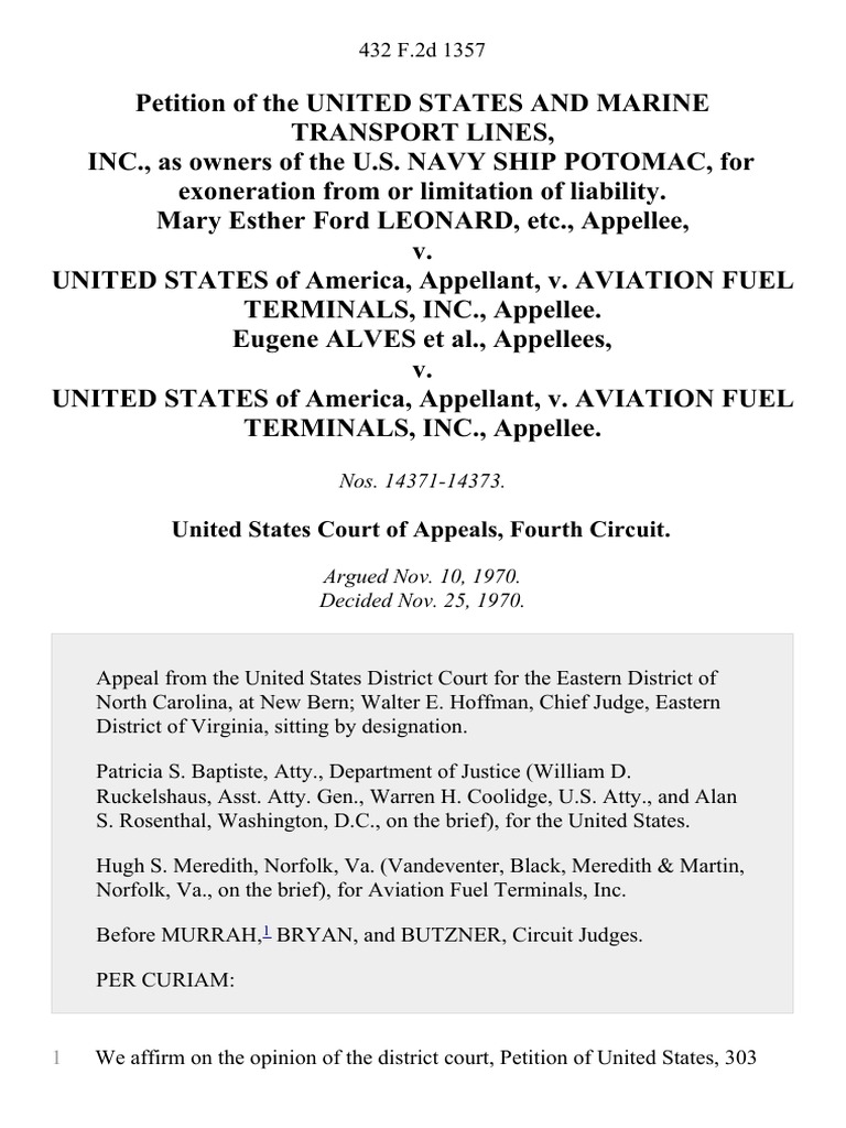 United States Court of Appeals, Fourth Circuit | PDF