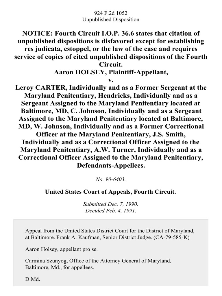 United States Court of Appeals, Fourth Circuit | PDF