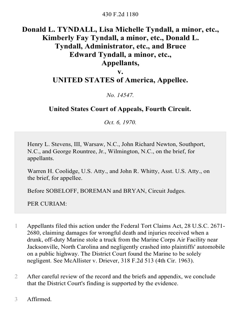 United States Court of Appeals, Fourth Circuit | PDF
