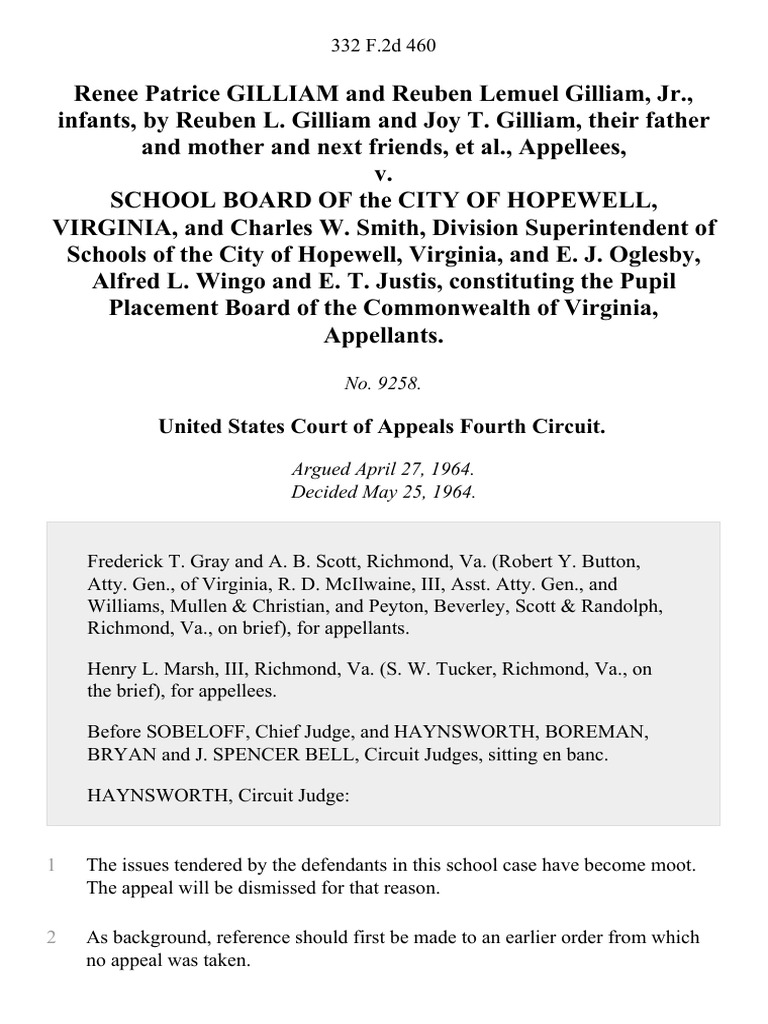 Renee Patrice Gilliam and Reuben Lemuel Gilliam, Jr., Infants, by ...