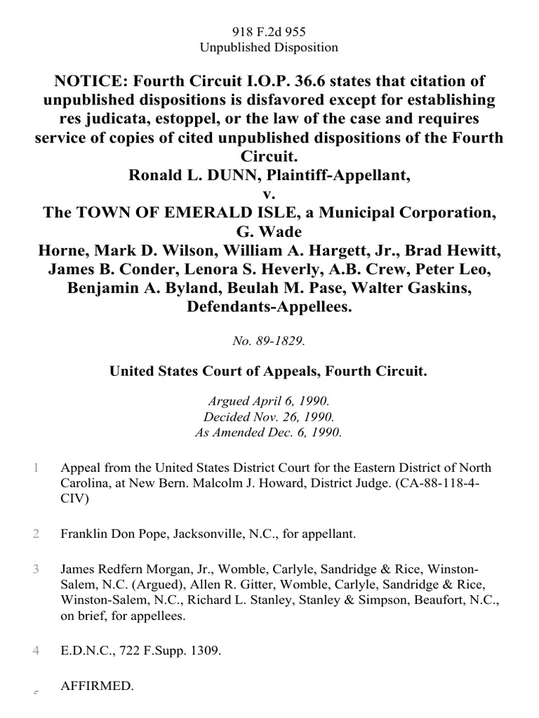 United States Court of Appeals, Fourth Circuit | PDF | Fourteenth ...