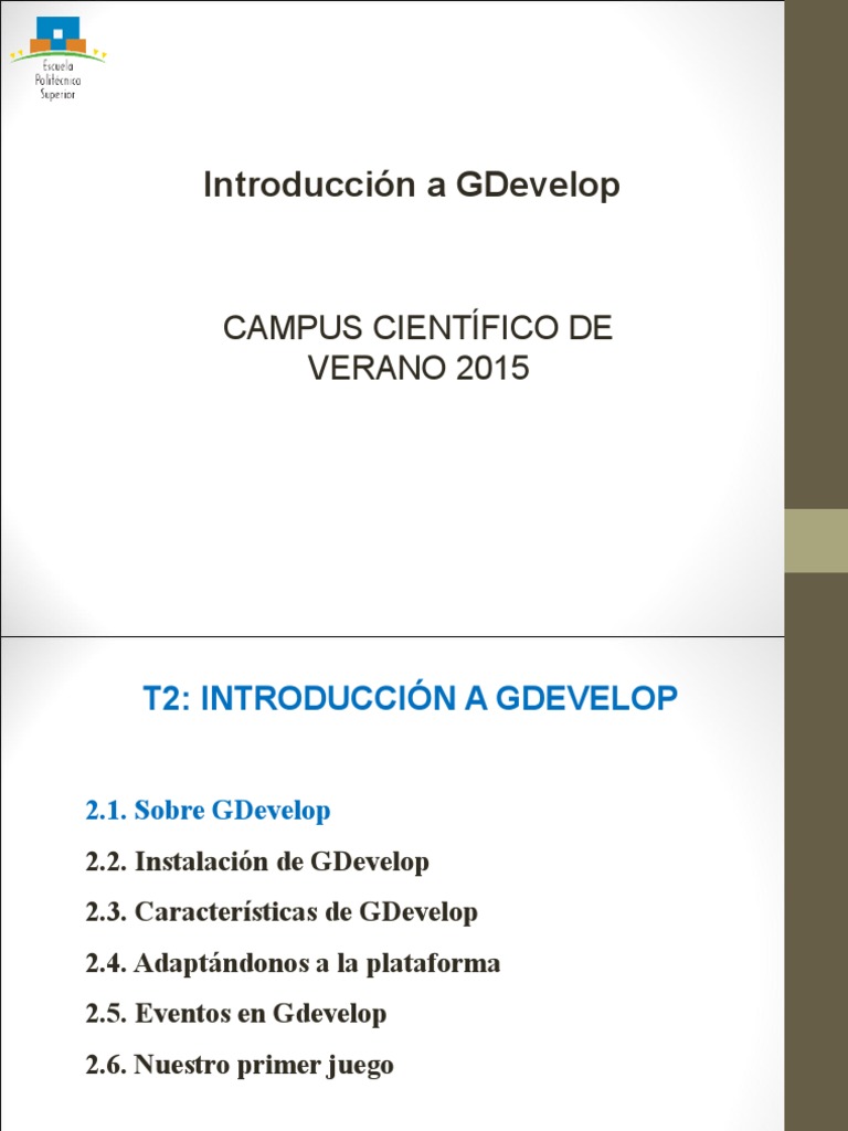 Guía Completa de GDevelop 2023 | PDF | Animación | Ventana (informática)