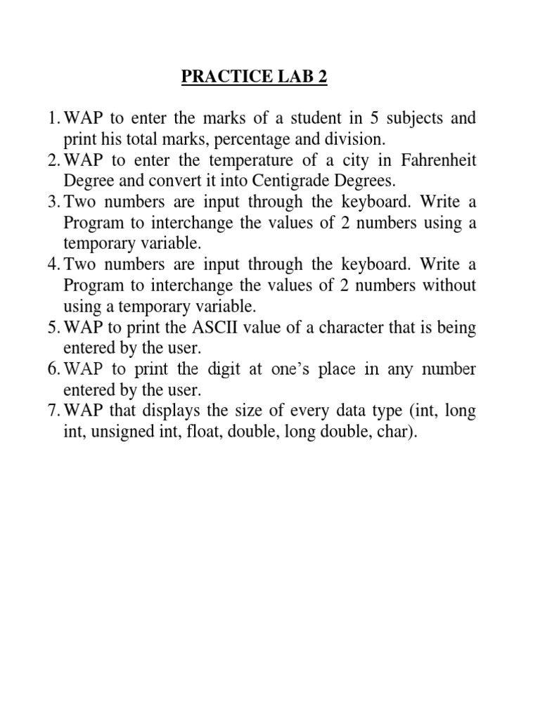 Practice Lab 2 PDF | PDF | Computers