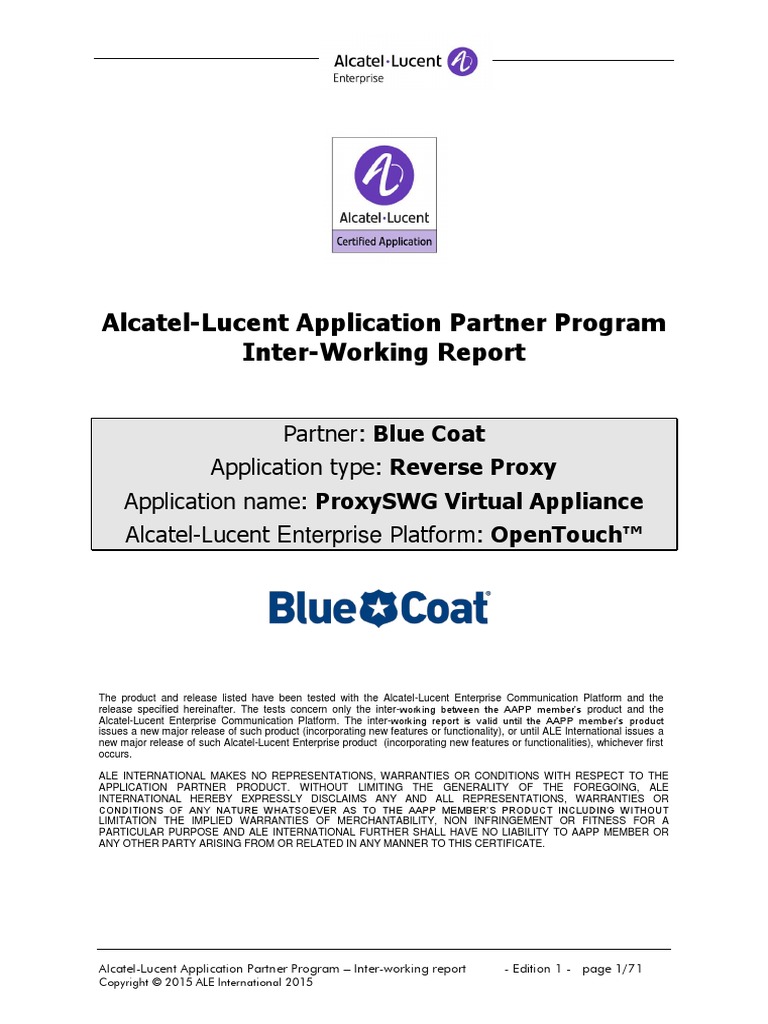 Bluecoat-Proxyswg-6.5.7.6 Opentouchr2.1 Iwr Ed01 | PDF | Proxy Server ...