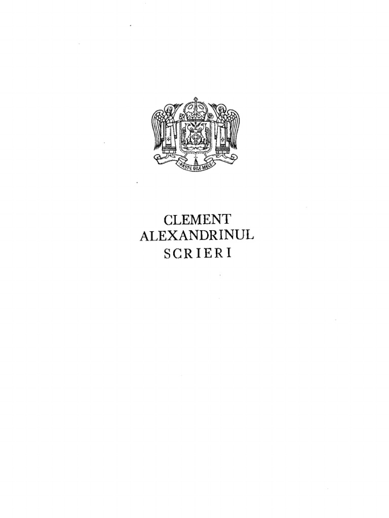 PSB 5 Clement Alexandrinul Scrieri II (Stromatele) | PDF