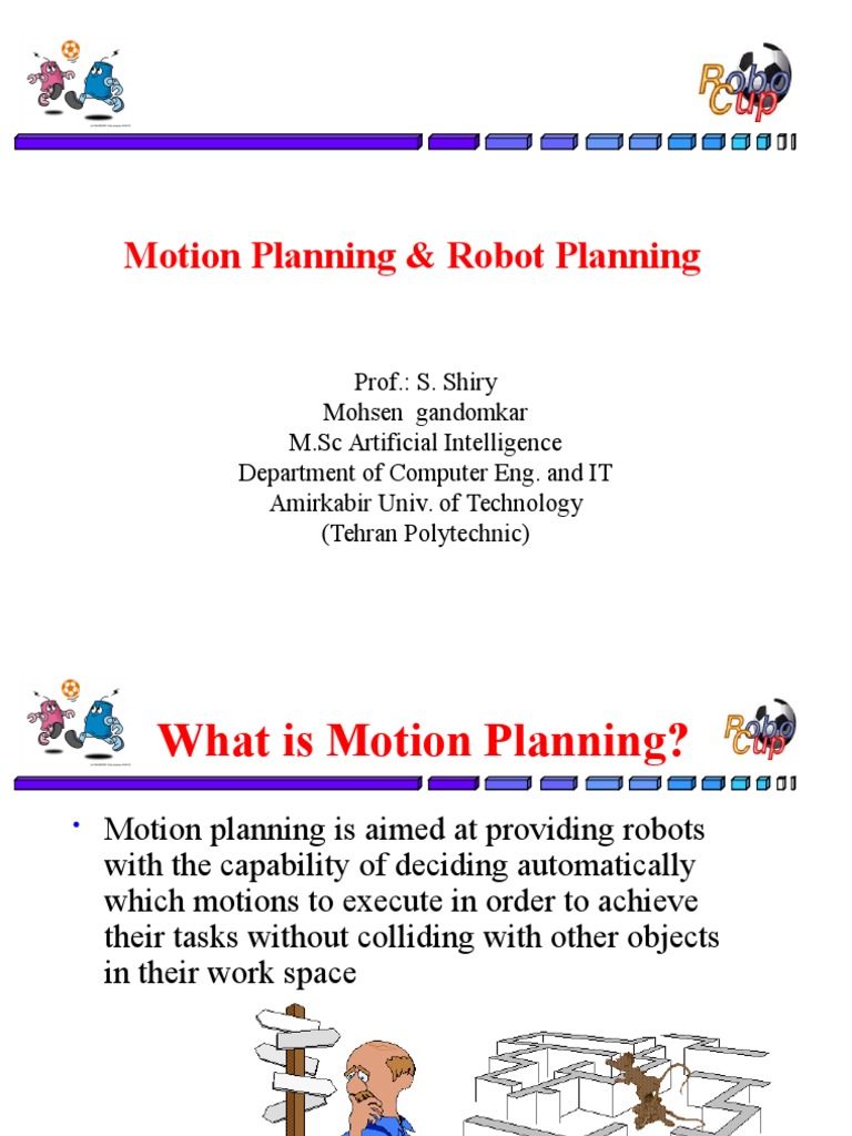 Motion Planning & Robot Planning | PDF | Applied Mathematics | Areas Of ...