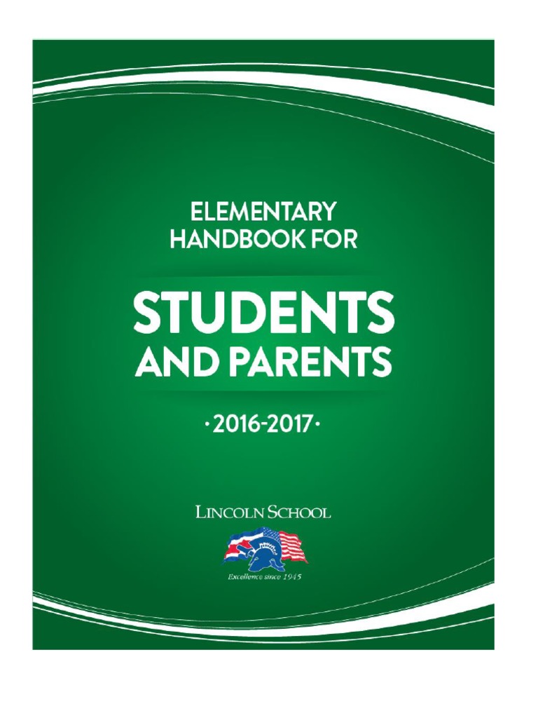 Elementary Handbook Student - Parents 2016 - 2017 Last Version PDF ...