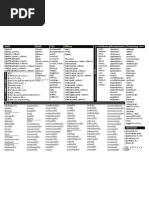 Jquery Mega Cheat Sheet Printable | PDF | J Query | Cascading Style Sheets