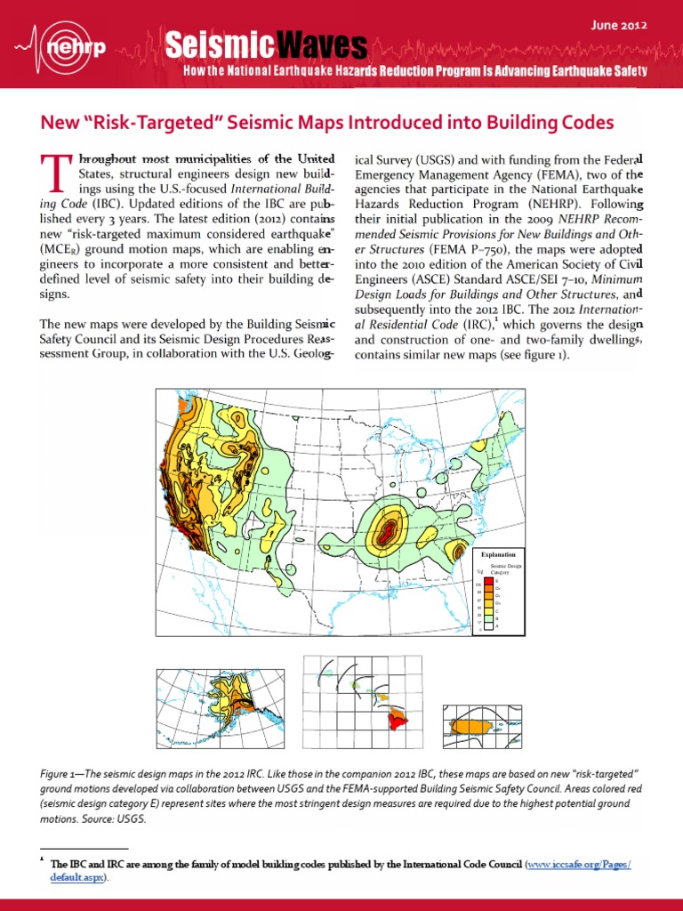 Risk-Targeted Seismic Maps Introduced to Building Codes to Improve ...