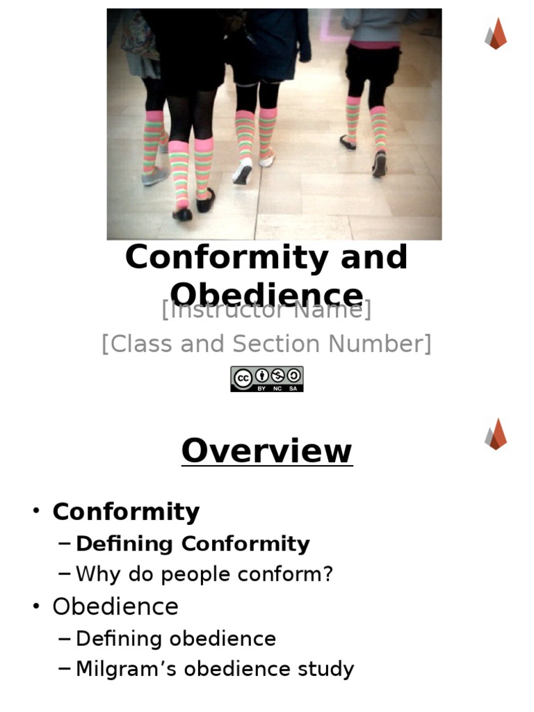 Conformity and Obedience | PDF