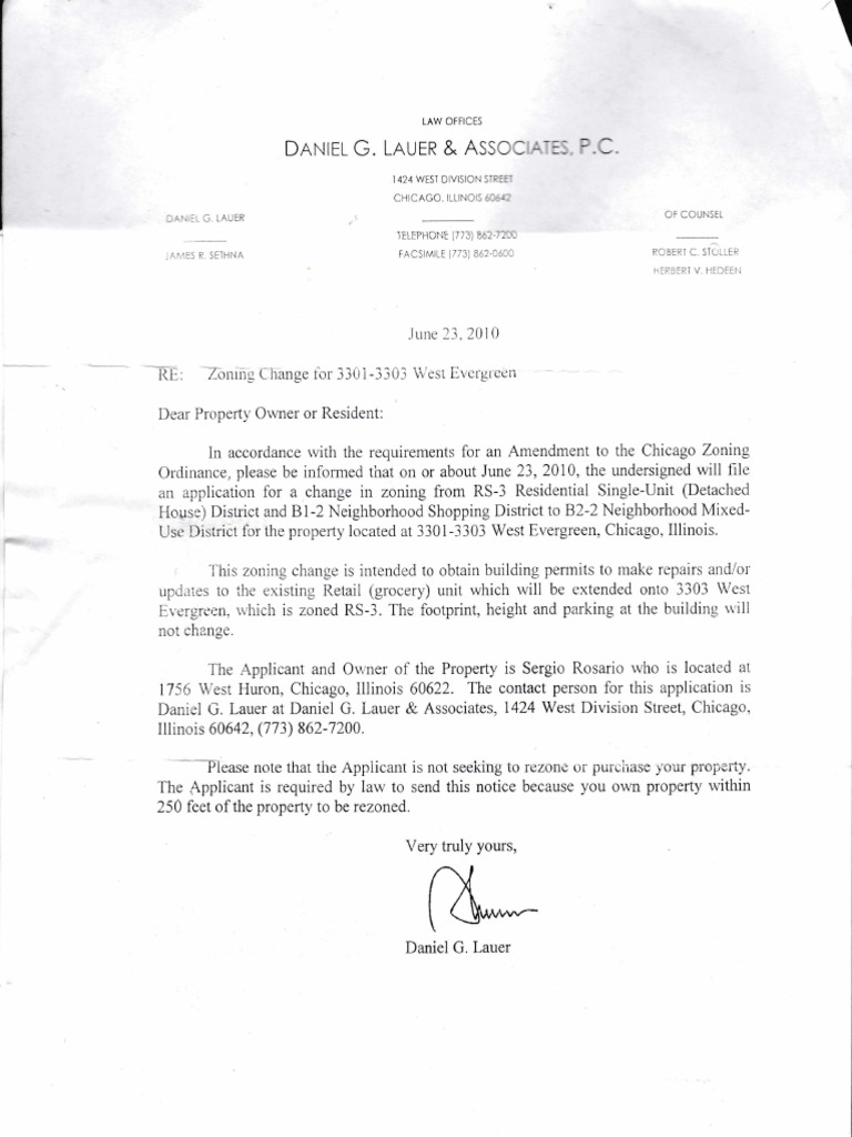 Zoning Letter | PDF