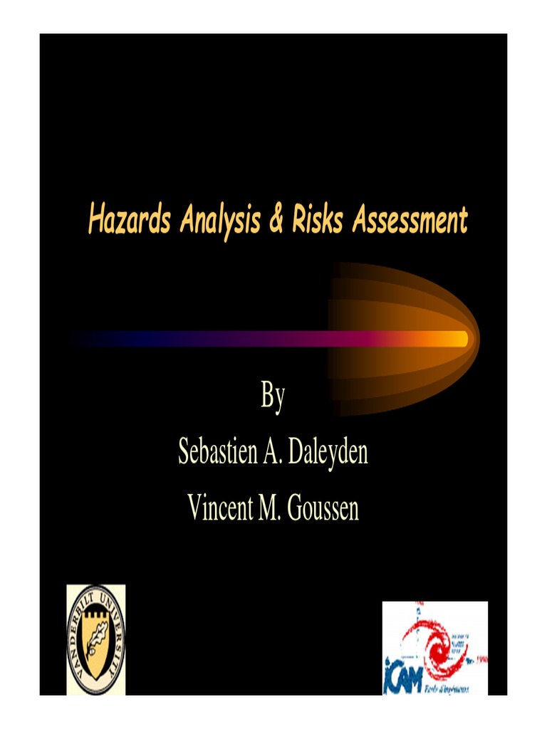 Hazard Analysis | PDF | Risk | Risk Assessment
