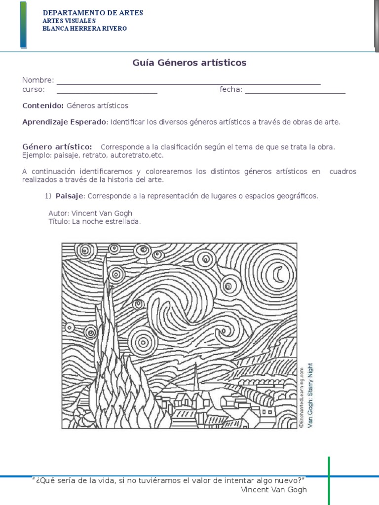 Guía de Géneros Artísticos para Niños | PDF