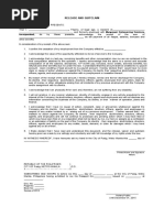 Sample Quitclaim | PDF | Employment | Salary