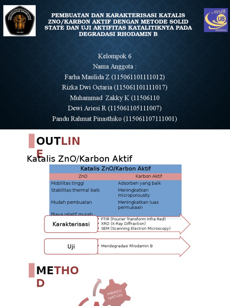 Pembuatan Dan Karakterisasi Katalis Zno | PDF