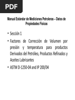 Tabla 5A: Corrección Gravedad API 60°F | PDF | Petróleo | Geología del ...