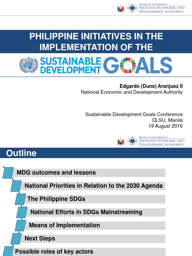 Philippinesdg Neda | PDF | Millennium Development Goals | Sustainability