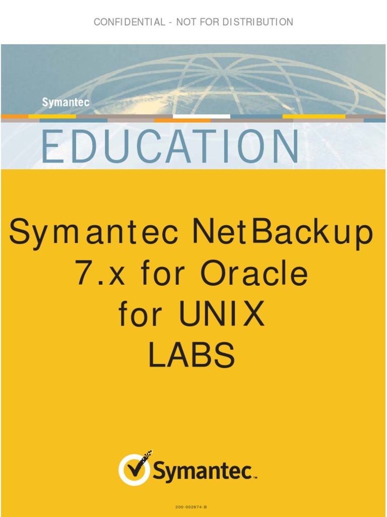 Symantec NetBackup 7.x For Oracle LAB | PDF | Oracle Database | Operating System