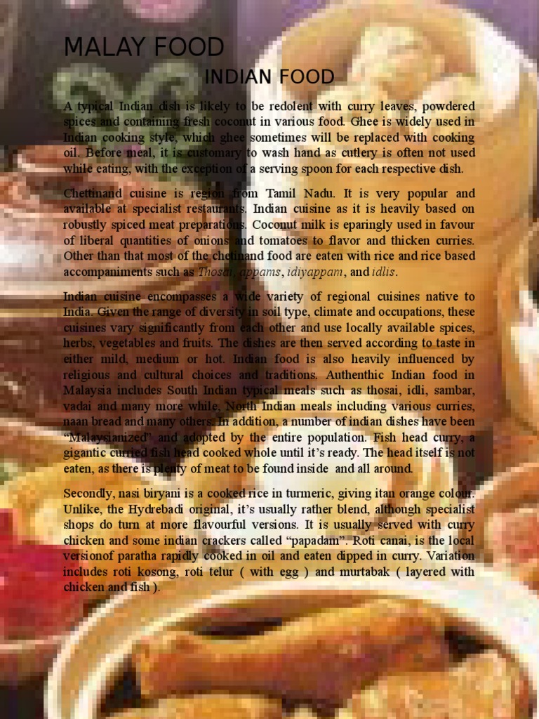 Mpu Folio Tradition Food | PDF | Indian Cuisine | Curry