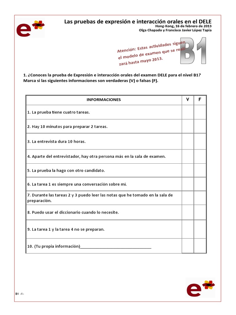 Actividades B1 | PDF | Ocio | Deportes