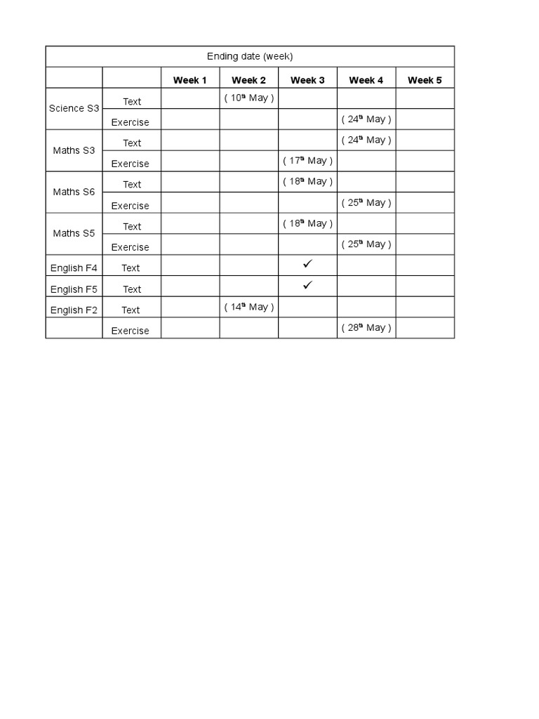 Week 1 Week 2 Week 3 Week 4 Week 5 | PDF